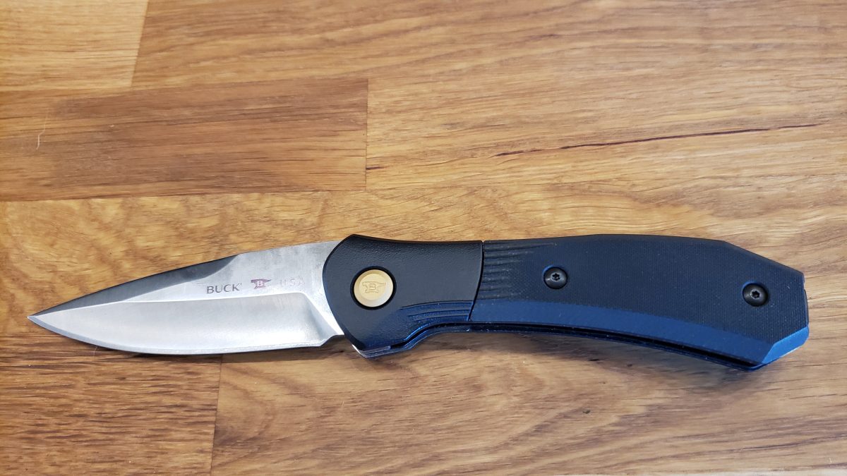 Buck Paradigm Shift Black Satin CPM-S35VN Automatic Knife 591BKS - DNK ...