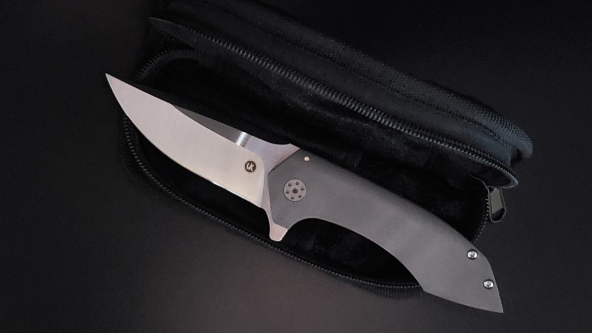 Bastards Knives Utopia Button Lock M390 Mirror Stonewash Drop Point Titanium Carbon Fiber - DNK ...