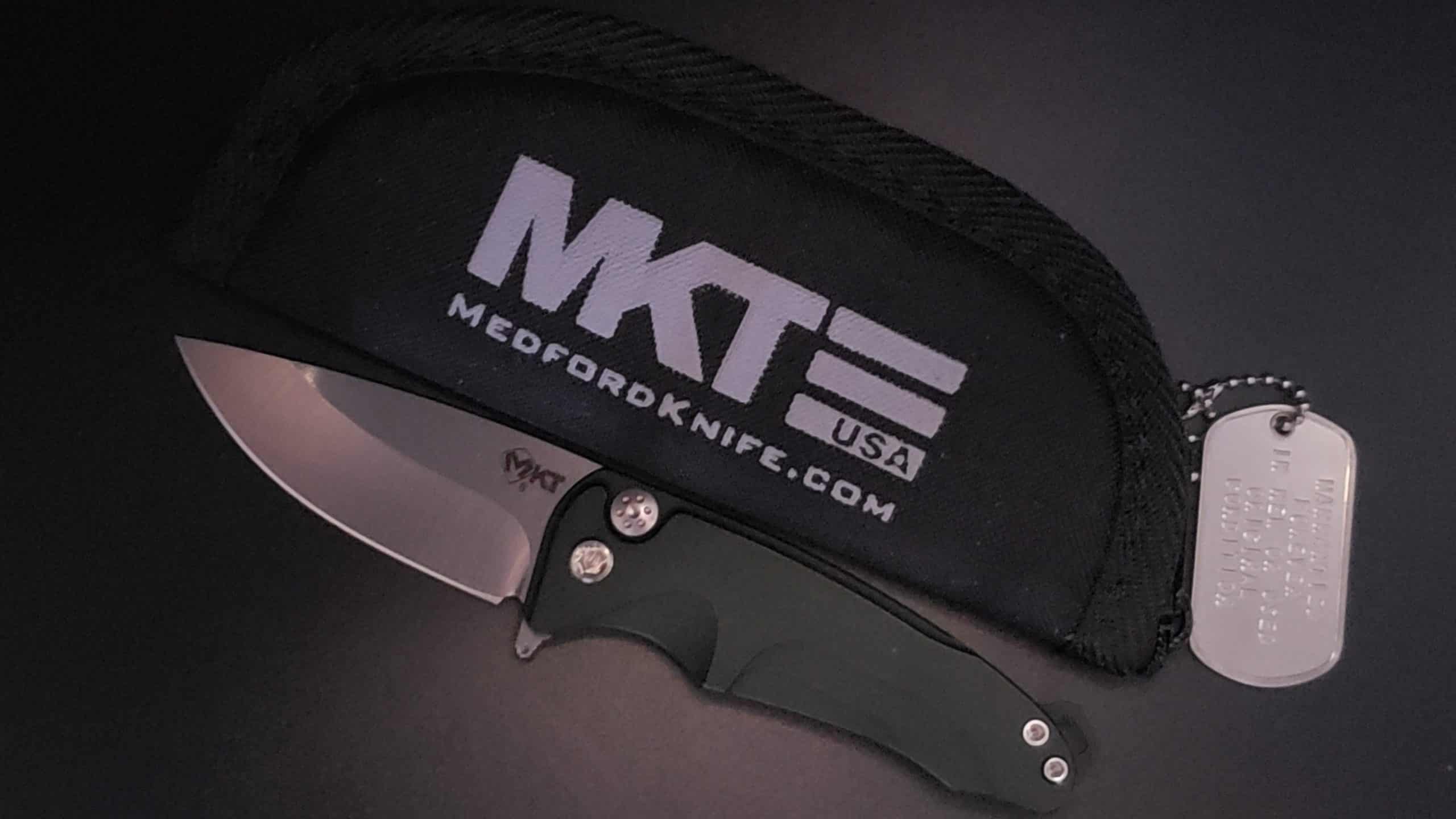 Medford Smooth Criminal Plunge Lock Flipper Green- DNK Knives