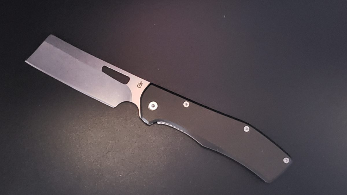 Gerber Flatiron Cleaver Frame Lock Dark Gray 30-001494 - DNK Knives
