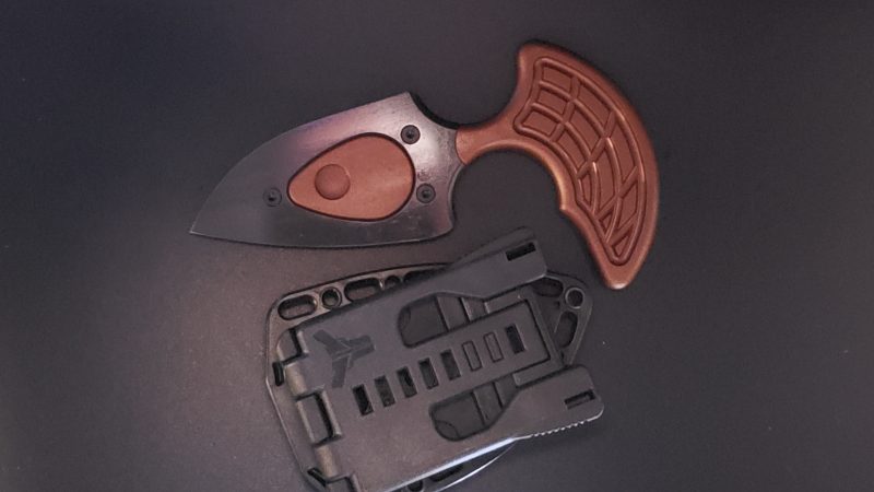 Heretic Knives Sleight Modular Push Dagger DLC Blade Bronze Handle ...
