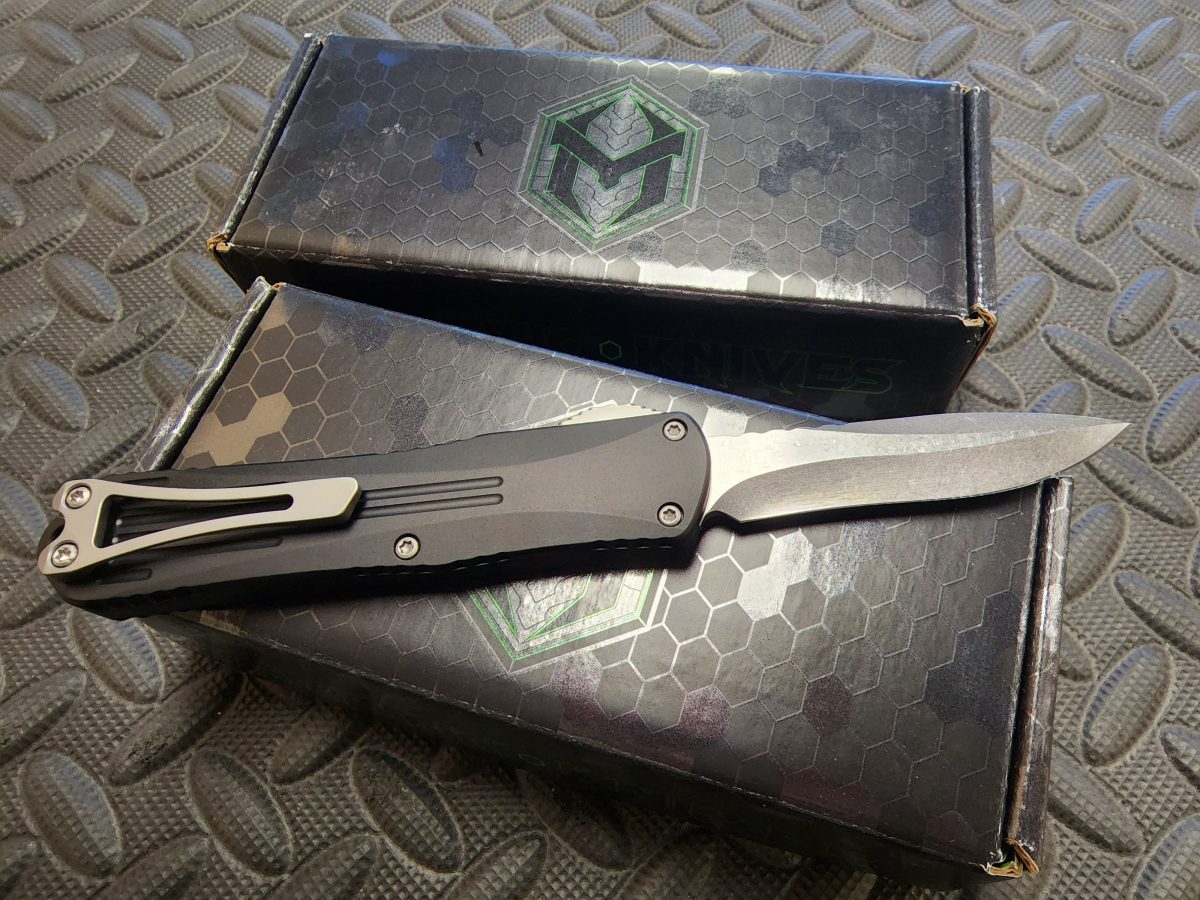 Heretic Manticore E Stonewash Recurve Black Handle H029-2A - DNK Knives