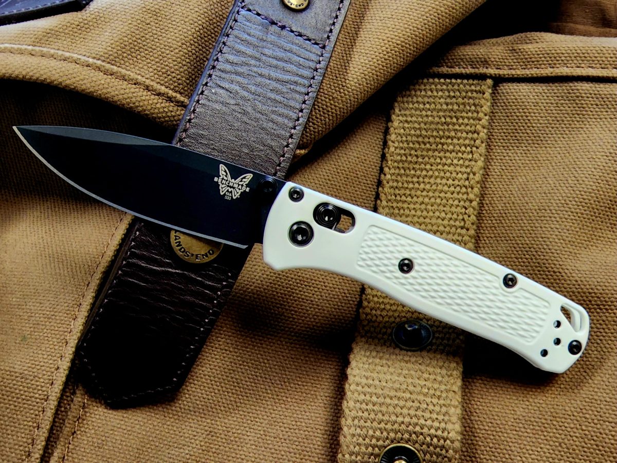Benchmade Mini Bugout 533BK-1 AXIS Lock Black DLC S30V White Grivory ...