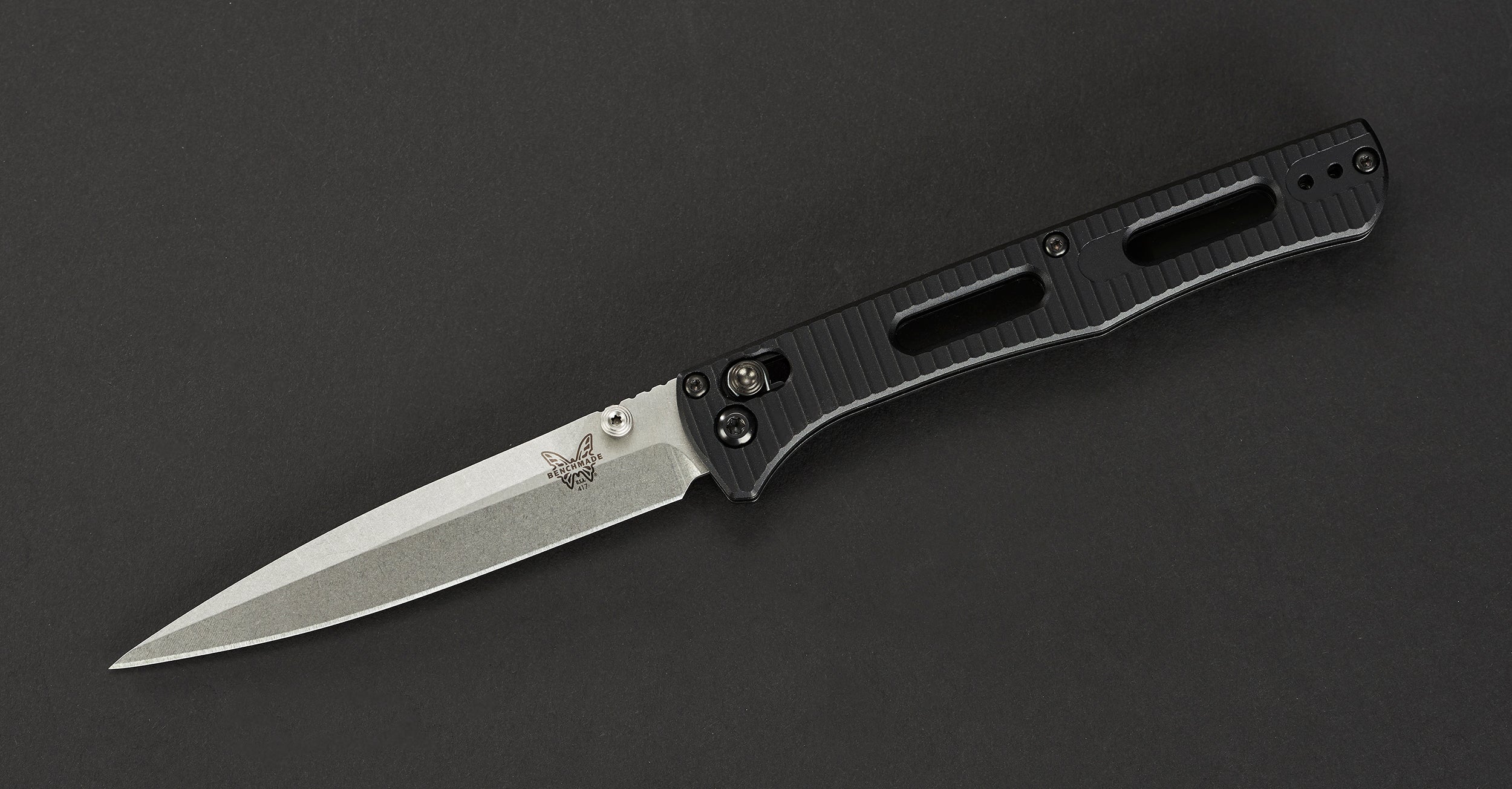 Benchmade Fact 417 AXIS Lock Black Aluminum 3.95 Satin S30V - DNK Knives