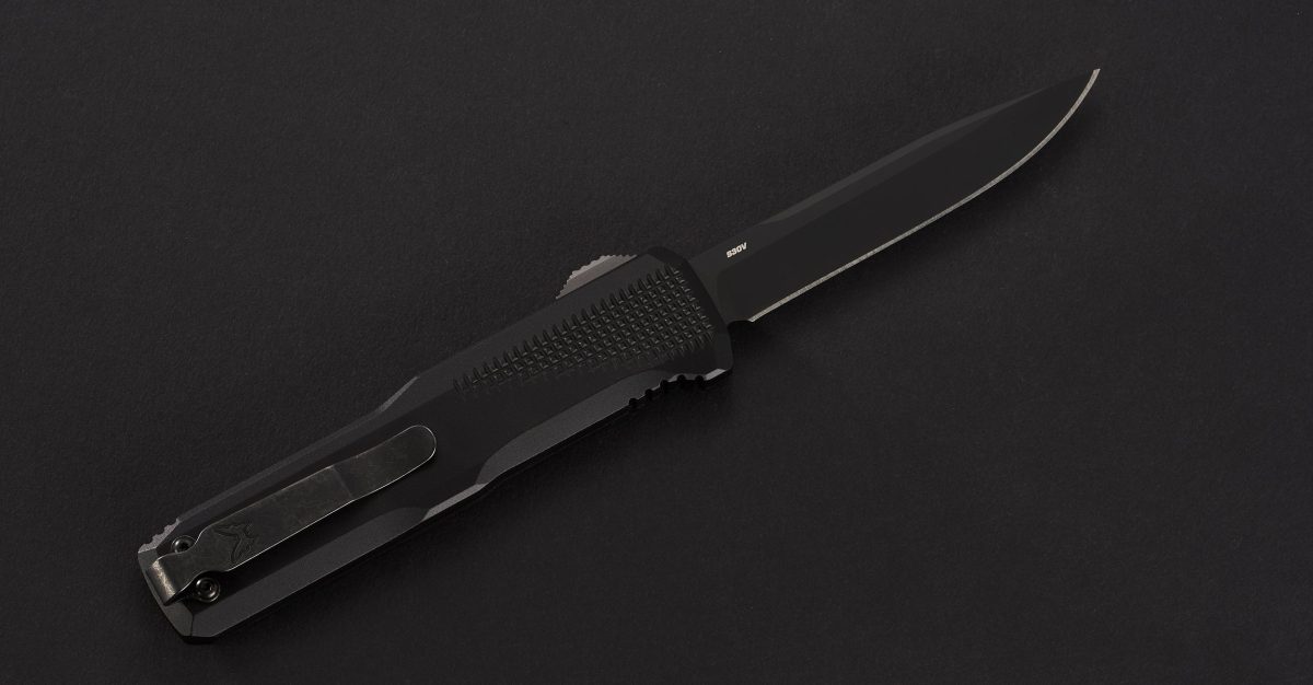 Benchmade 4600DLC Phaeton Double Action OTF Automatic Knife - DNK Knives