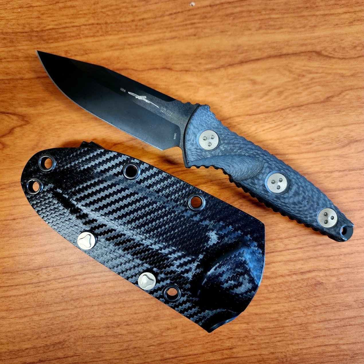 Microtech 113M-1DLCCFS Socom Alpha Mini Fixed Blade DLC Clip Point ...
