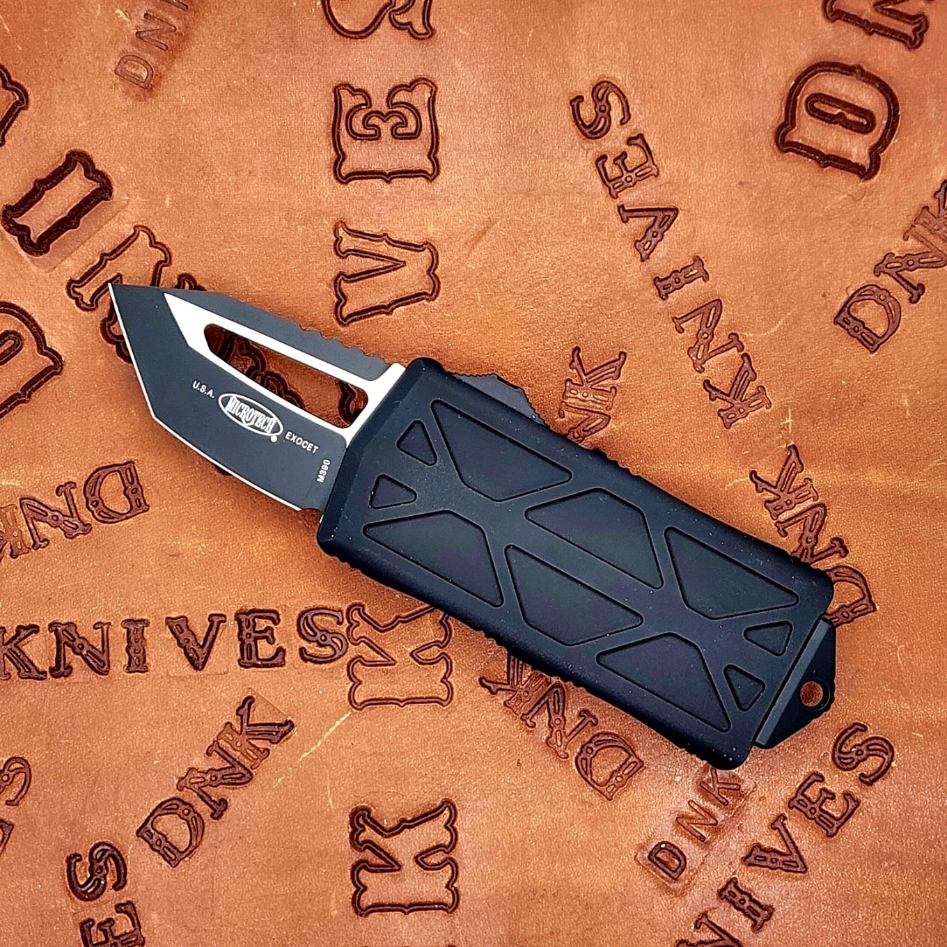 Microtech 158-1T Exocet Money Clip OTF Cali Legal 1.9" Black Tanto ...