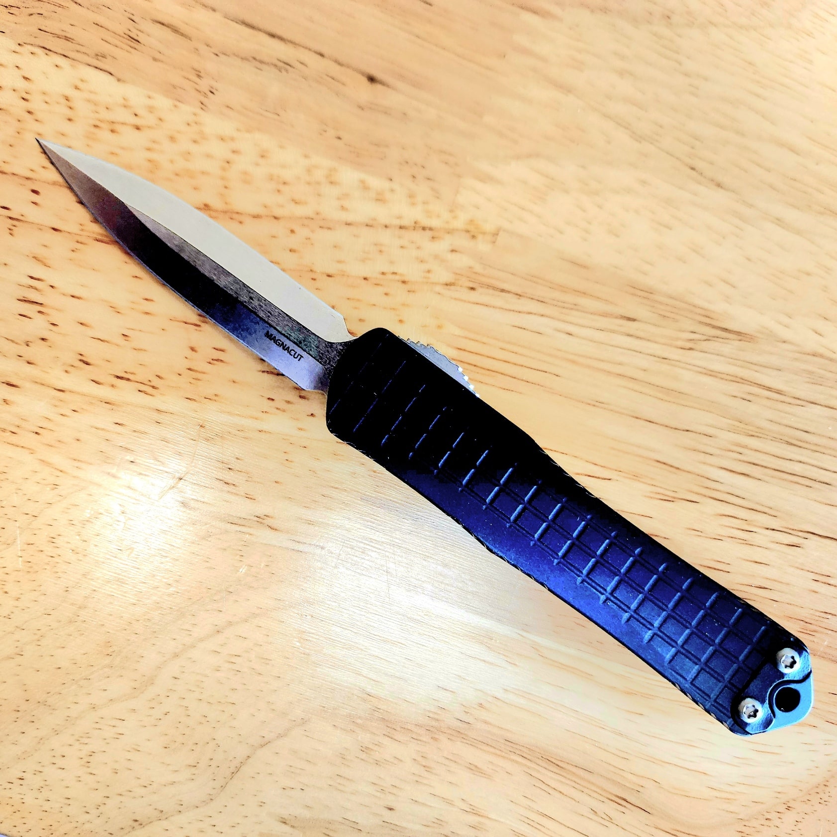 Heretic Knives H024F-2A Manticore S Stonewashed Magnacut Dagger Black ...