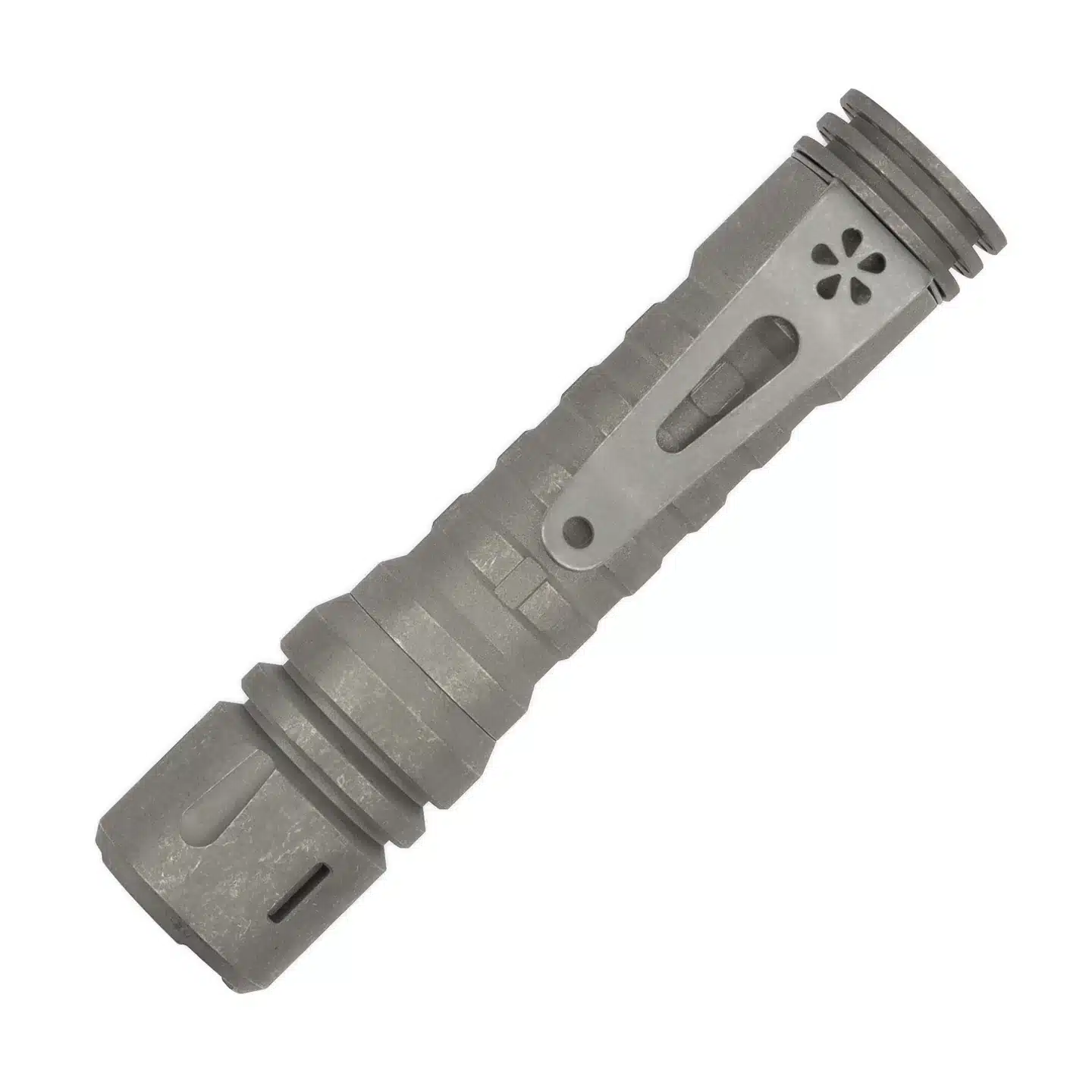 Reylight Flashlight LANapple Titanium Stonewashed Frag- DNK Knives