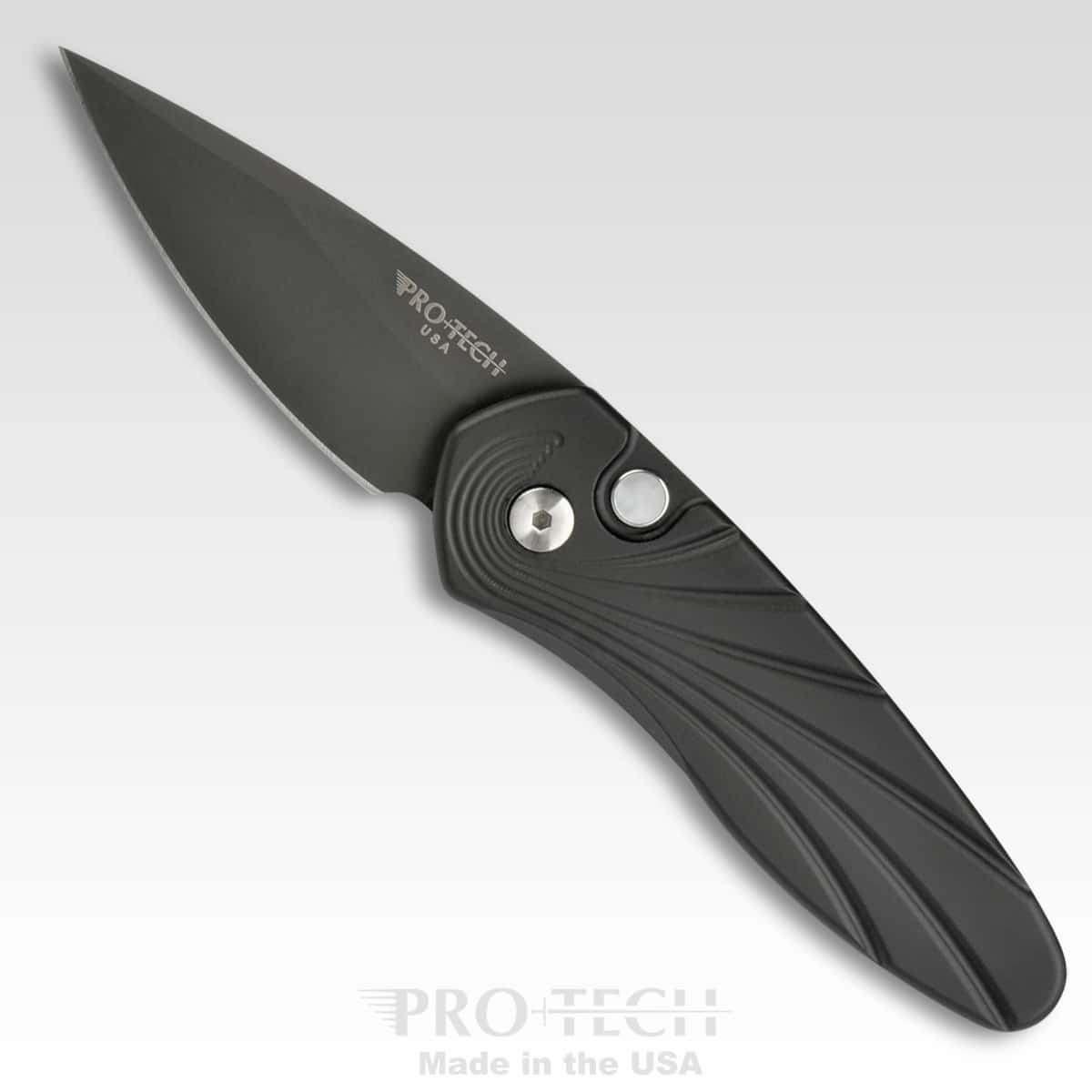 Protech Sprint 2937 CA Legal Automatic Black Aluminum 2" Stonewashed ...