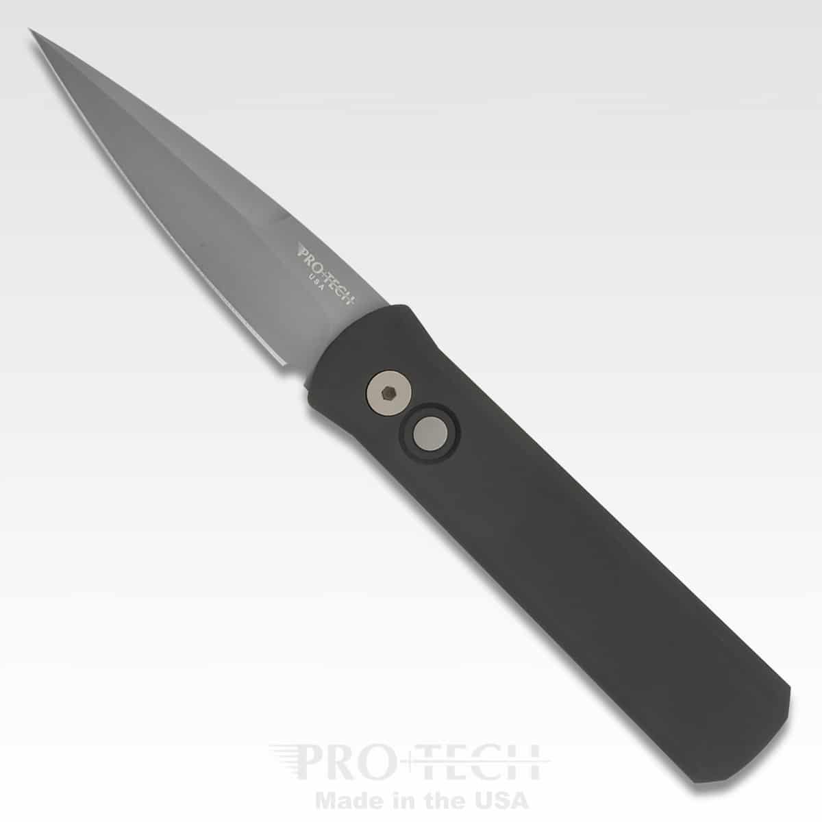 ProTech 720 Godson Black Aluminum Bead Blasted Spearpoint 154CM- DNK Knives